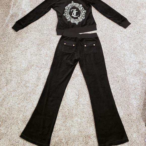 Juicy Couture | Pants & Jumpsuits | New Juicy Couture Luxe Velour Bling ...
